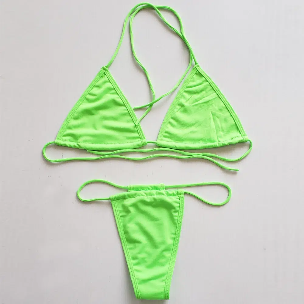 Maillot de bain ficelle string et triangle • Mon maillot de bain